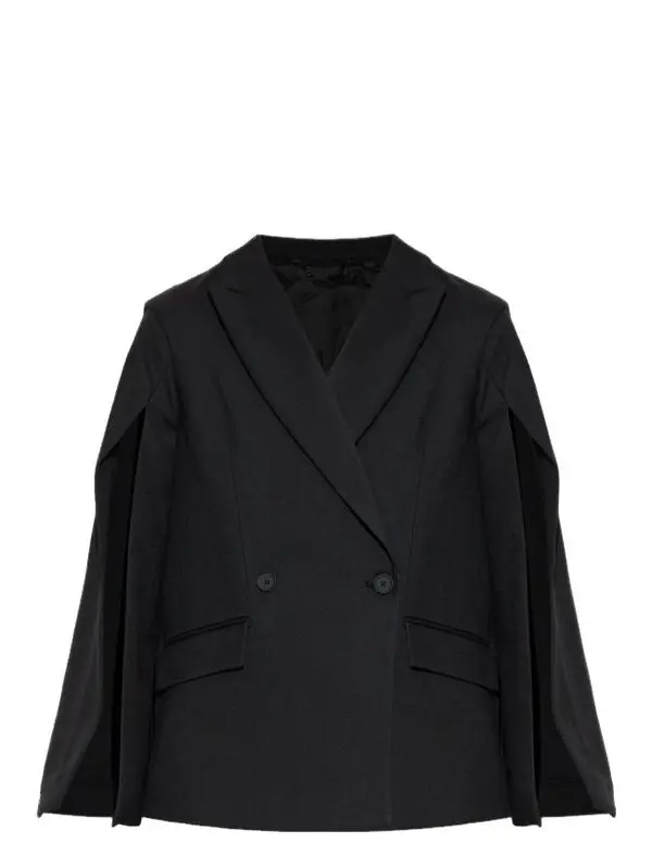 ALLSAINTS Luna Cape Blazer - Black