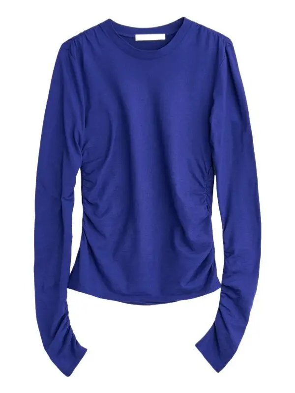 Our Legacy Strain Slim Long Sleeved Jersey Top - Dark Blue