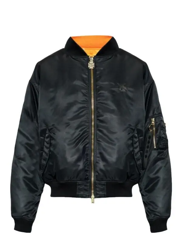 Vetements X Alpha Industries Long Sleeve Bomber Jacket - Black