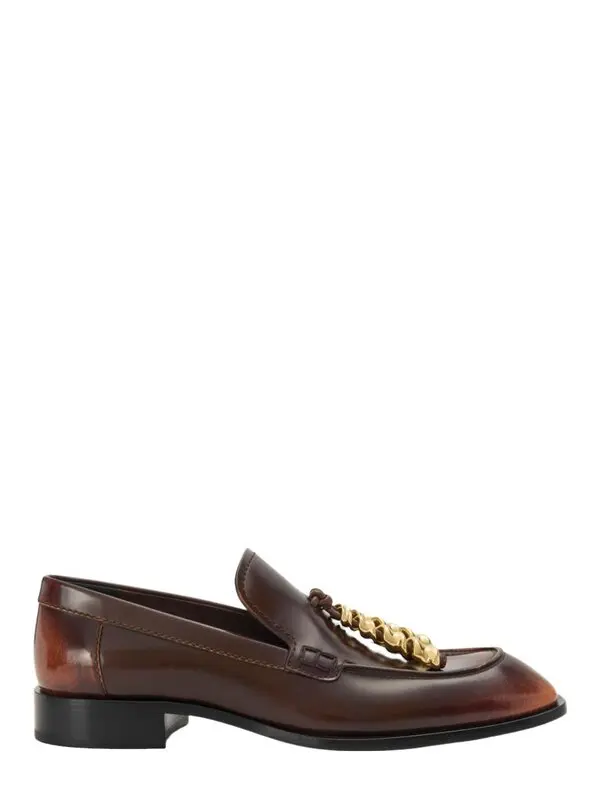 Loewe Edge Tassel Slip-on Loafers In Hand-brushed Calfskin - Brown