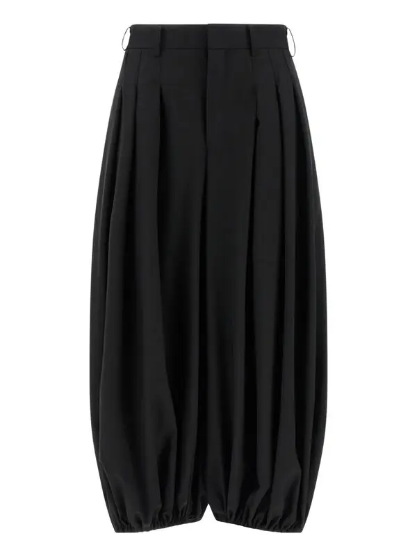 Comme Des Garçons Zuava Wide-leg Pants - Black