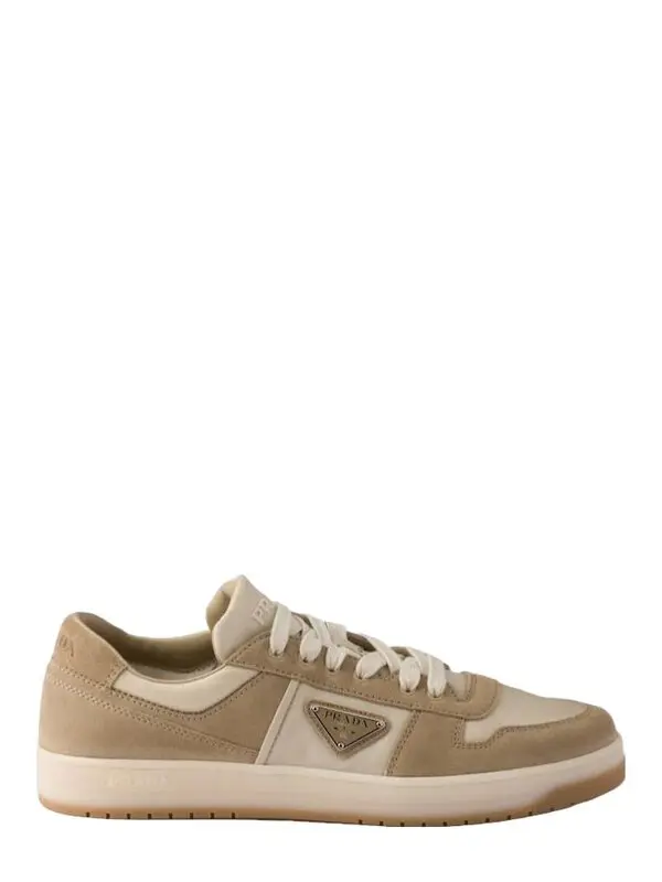Prada Downtown Lace-up Sneakers - Desert