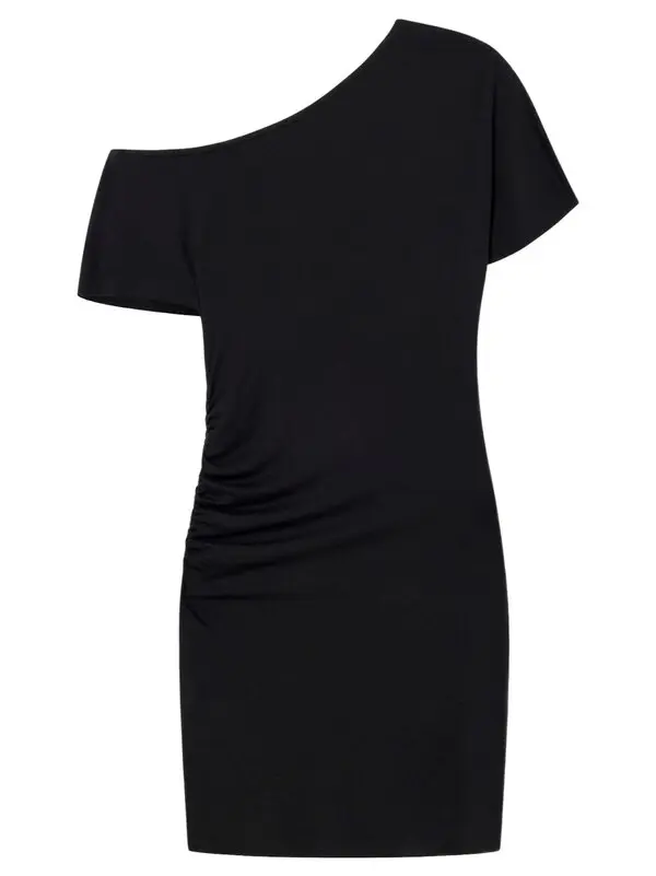 Gimaguas Daria One-shoulder Mini Dress - Black