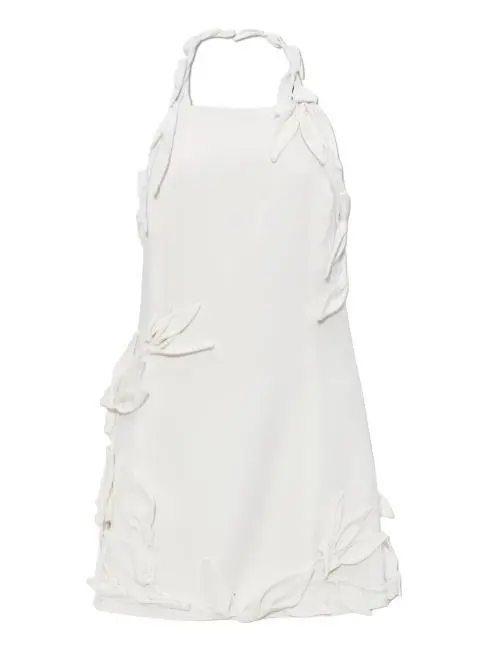 Cult Gaia Sleeveless Halter Neck Dress - White