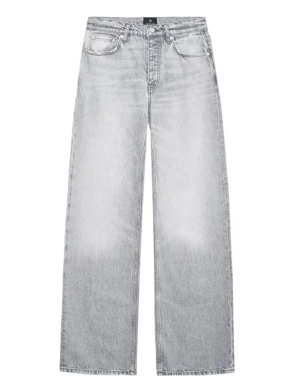 ANINE BING Belt Loop Jeans - Grey