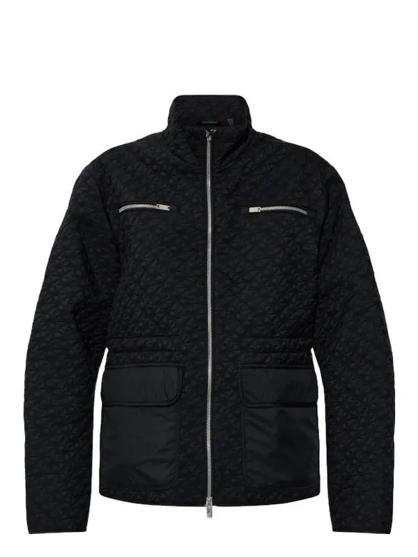 Moose Knuckles Quilted Zip-up Jacket - Black