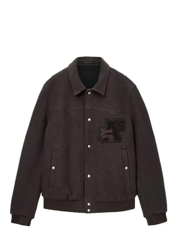 ALLSAINTS Royce Wadded Patch Jacket - Windwashed Brown
