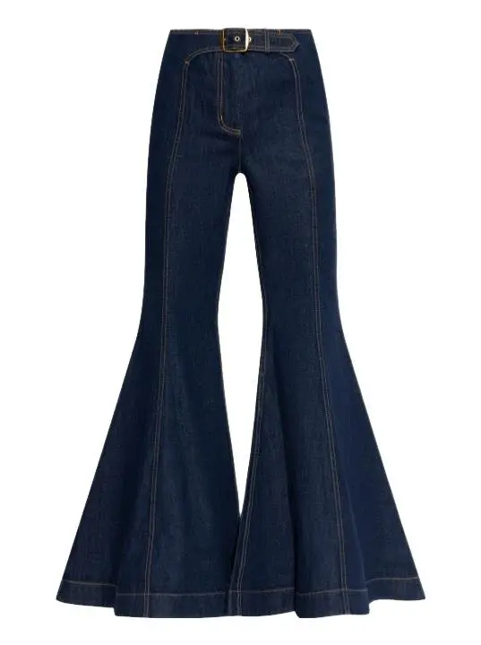 Zimmermann Luna Belted Jeans - Black