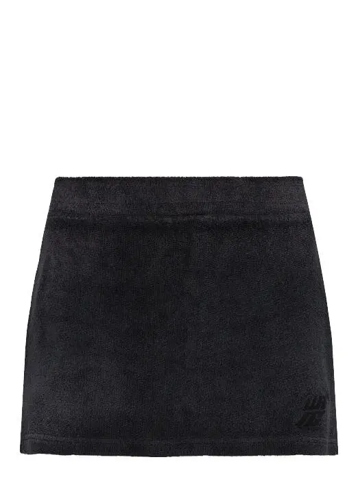 Alexander Wang Terry Mini Skirt - Black