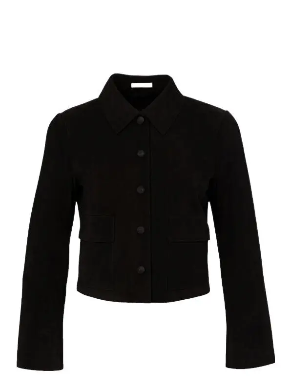 BY MALENE BIRGER Annie Cropped Jacket - Black