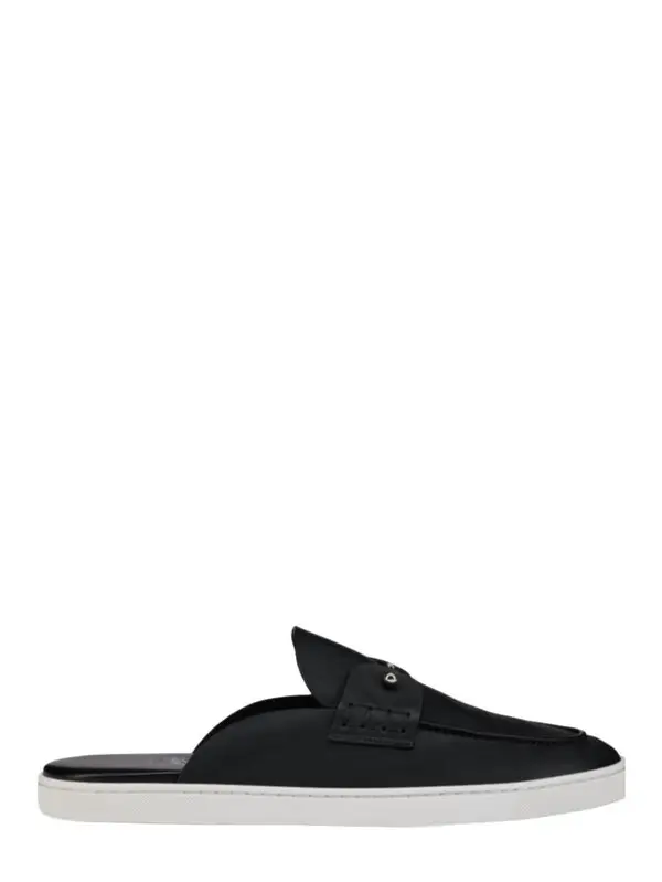 CHRISTIAN LOUBOUTIN Chanme Slip-on Boat Shoes - Black
