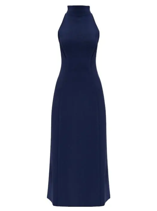 Cult Gaia Keller Halterneck Midi Dress - Black