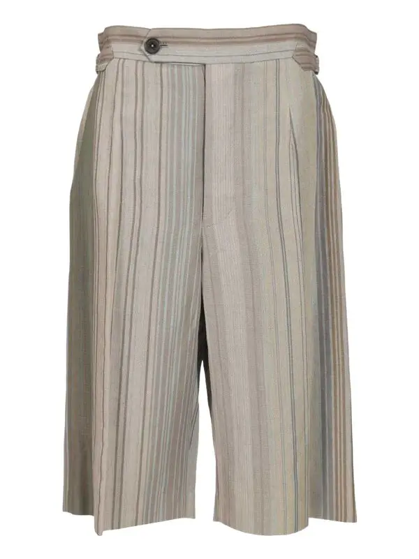 VIVIENNE WESTWOOD Humphrey Striped Bermuda Shorts - Gray