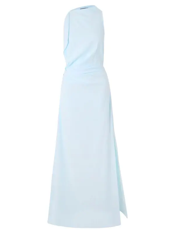 Proenza Schouler Devyn Pleated Maxi Dress - Powder Blue