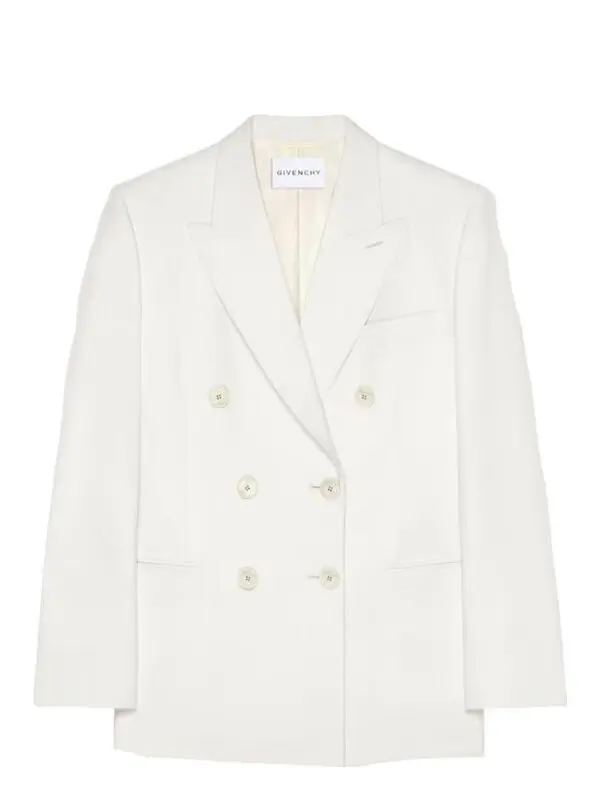 Givenchy Tailored Double-breasted Blazer - White