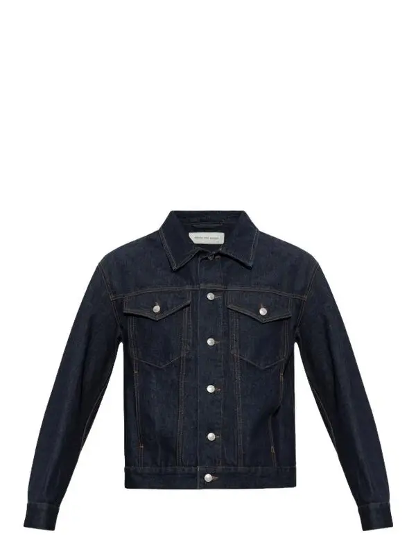 Dries Van Noten Long-sleeved Denim Jacket - Black