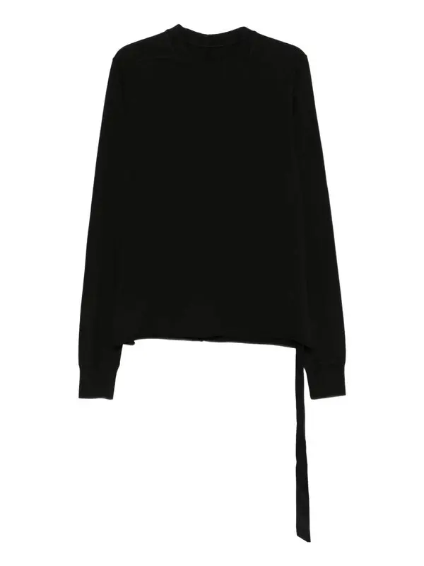 Rick Owens Crew Neck Long Sleeve Knitwear - Black