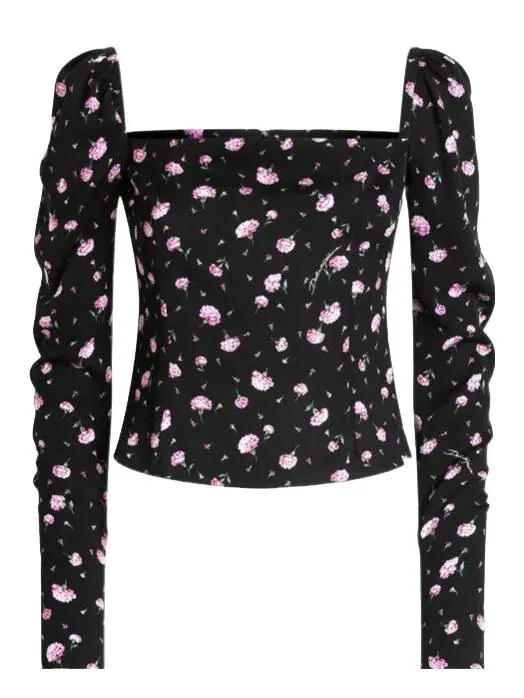 Dolce & Gabbana Carnations-printed Long Sleeve Top - Multicolor
