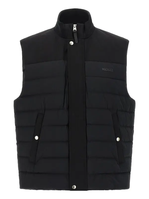 Mackage Brody Padded Quilted Vest - Black