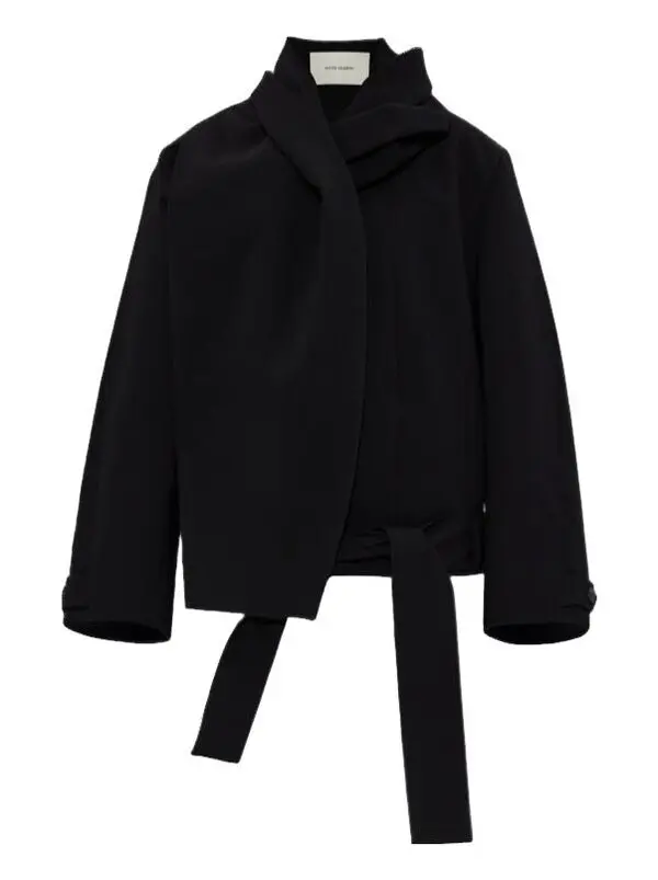 ENTIRE STUDIOS Belted Jacket - Black