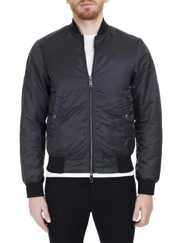 Emporio Armani Short Bomber Jacket - Black
