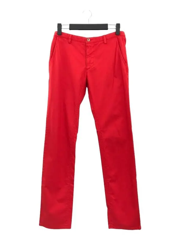 Hugo Boss Straight Leg Casual Pants - Red