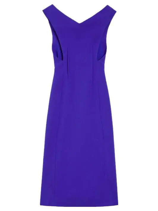 JIL SANDER Sleeveless Midi Dress - Bluebell Color