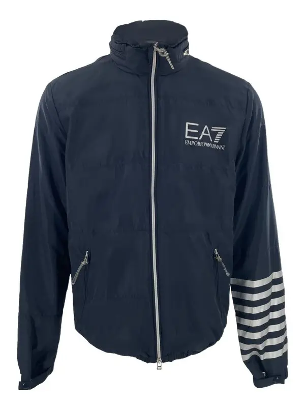 EA7 Long Sleeve Zip Jacket - Black