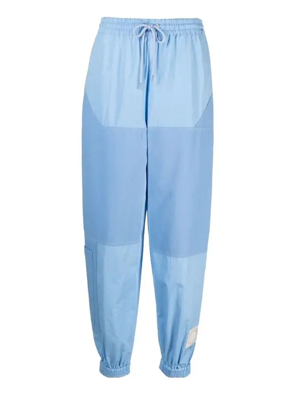 Stella McCartney Kara Spliced Drawstring Track Pants - Blue