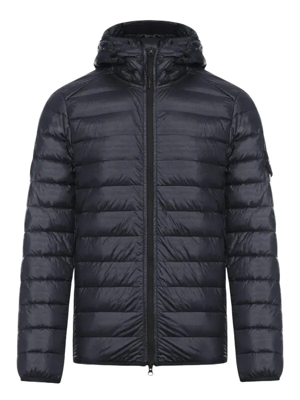 Stone Island Lightweight Hooded Down Jacket - Blue