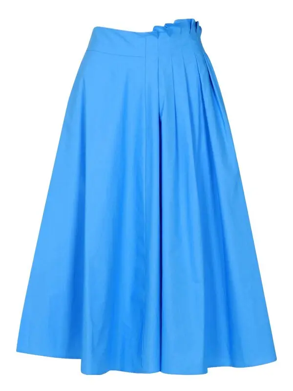 MSGM A-line Midi Skirt - Blue