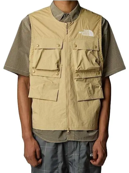 The North Face Zipper Vest - Nude