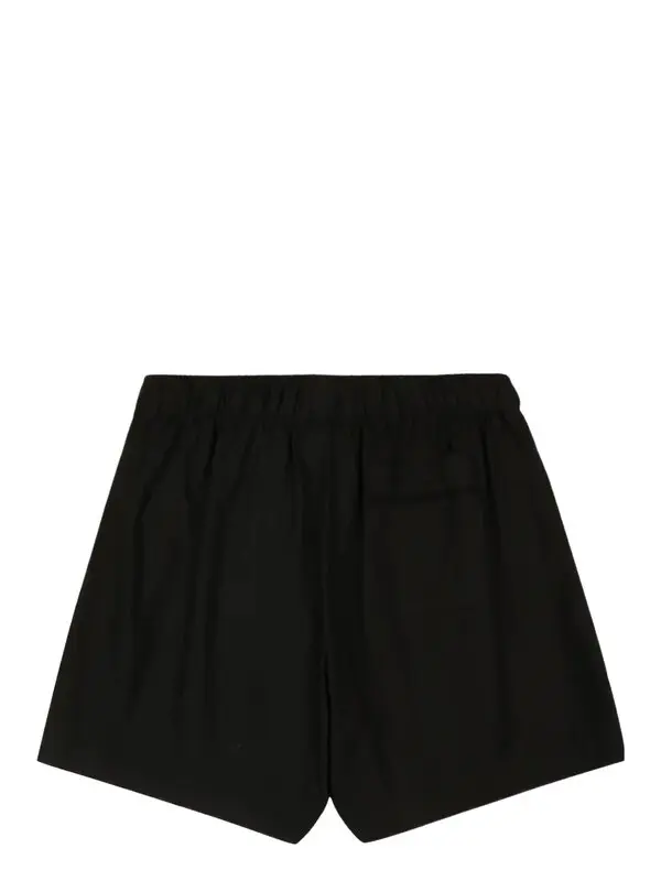 ENTIRE STUDIOS Pajama Drawstring Shorts - Black