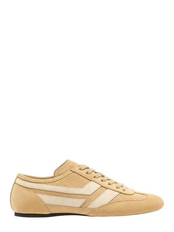 TOM FORD Perforated Stripe Low-top Sneakers - Nude