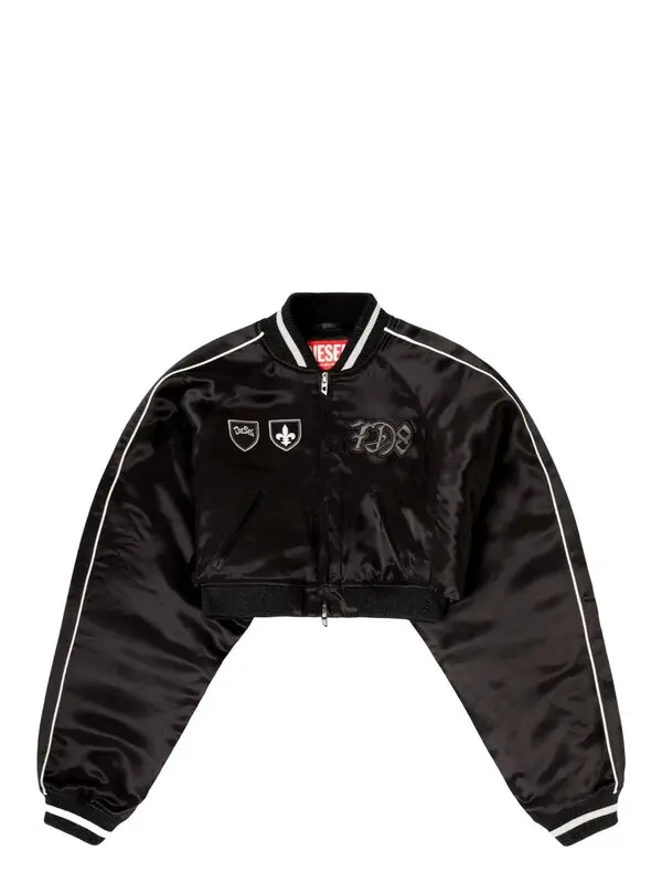 DIESEL® G-ospel-cp Appliqu Zipped Jacket - Black