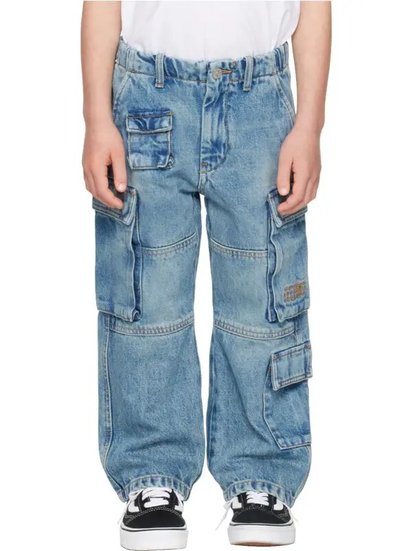 MAISON MARGIELA Faded Work Jeans - Blue