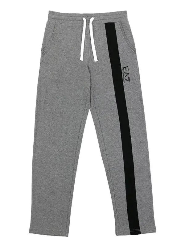 EA7 Logo Printed Sweatpants - Gray