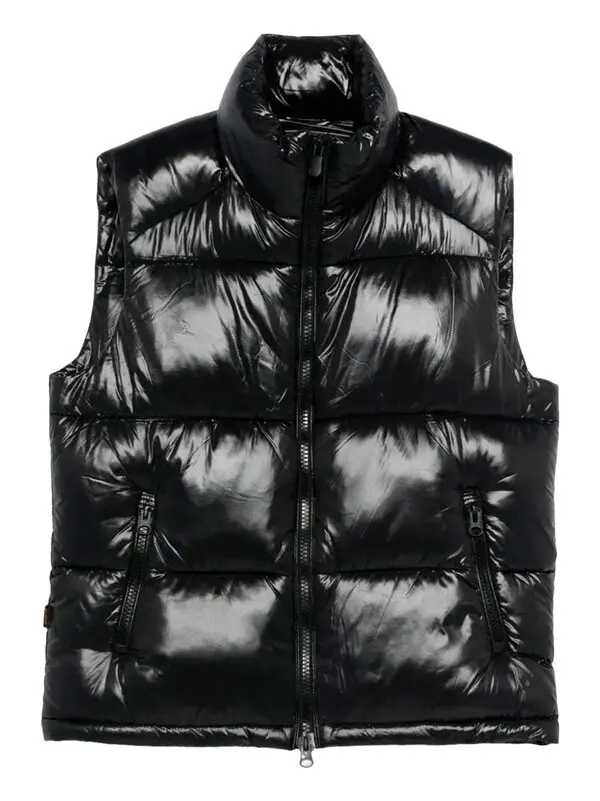 SAVE THE DUCK Quilted Puffer Vest - Black