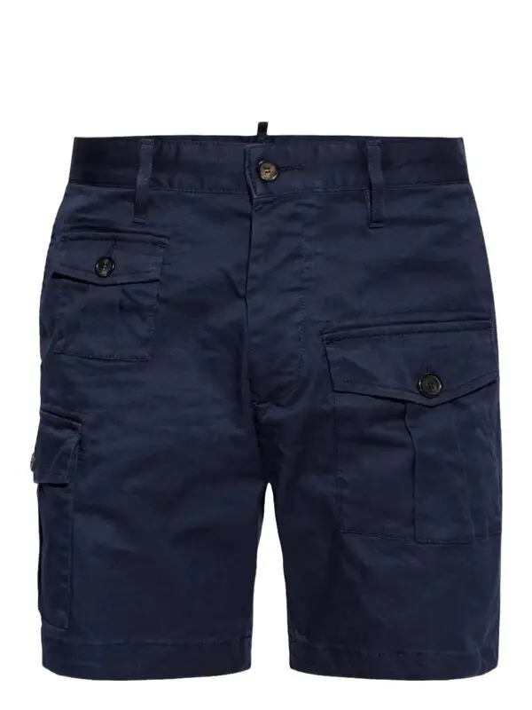 Dsquared2 Cargo Pocket Shorts - Dark Blue