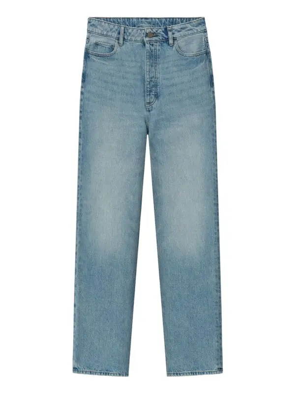 Fear Of God Faded Straight Leg Jeans - Classic Blue