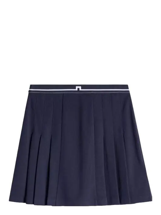 J. Lindeberg Harlow Pleated Skirt - Navy