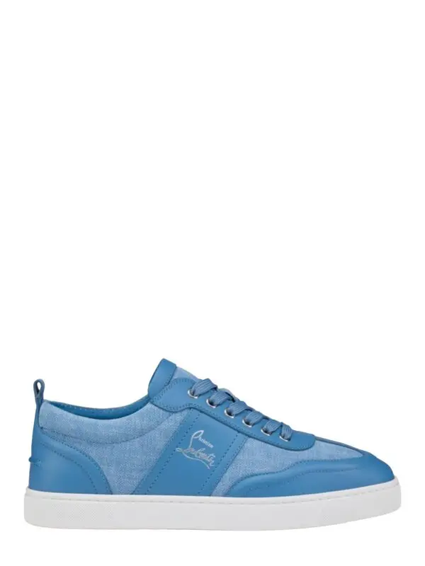 CHRISTIAN LOUBOUTIN Logo Panel Low-top Sneakers - Blue