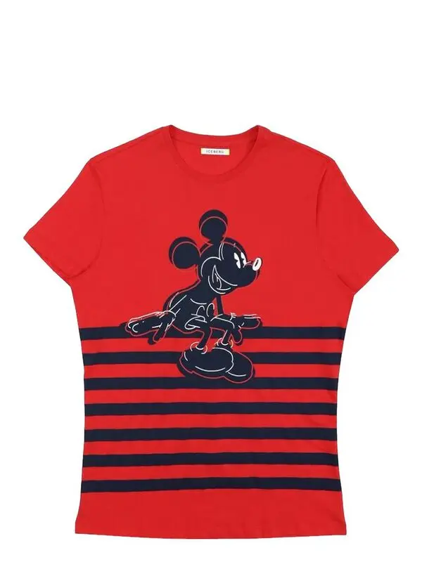 Iceberg Printed T-shirt - Red