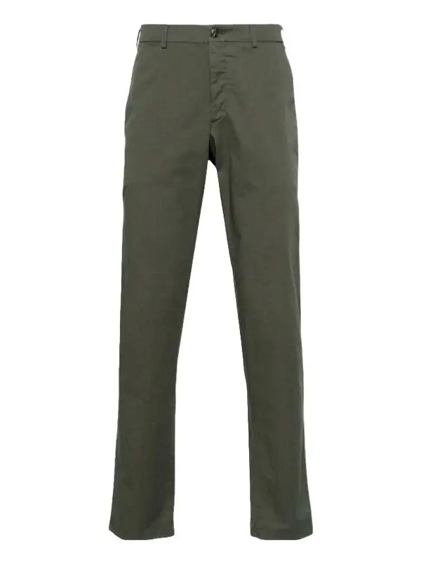 Canali Tailored Casual Pants With Belt Loops - Black