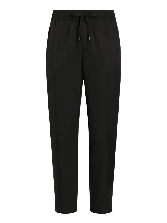 Dolce & Gabbana Logo Plaque Jogging Pants - Black