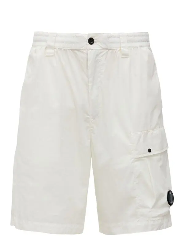 C.P. COMPANY Cargo Pocket Shorts - White
