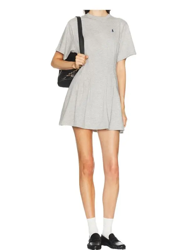 Polo Ralph Lauren Knitted T-shirt Dress - White