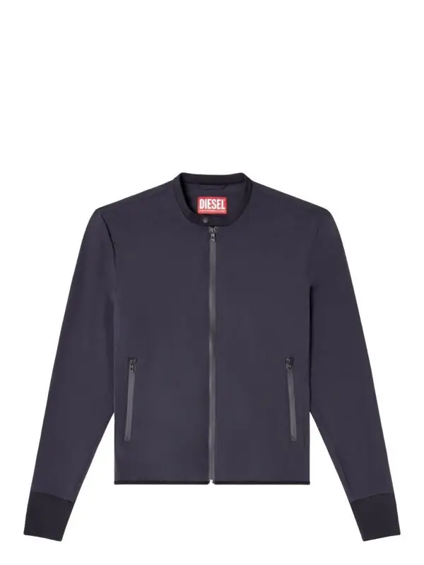 DIESEL® Zip-fastening Bomber Jacket - Dark Blue