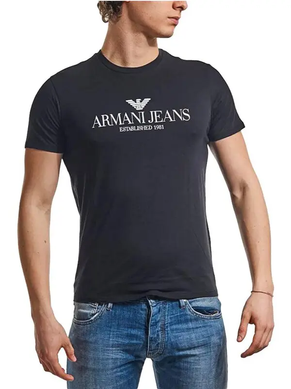 Emporio Armani Logo T-shirt - Black