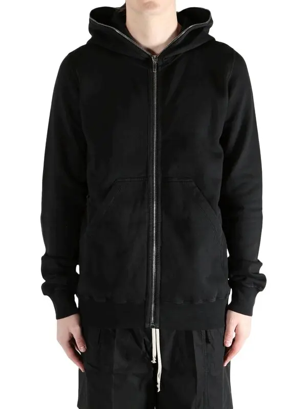 Rick Owens Gimp Zipped Hoodie - Black